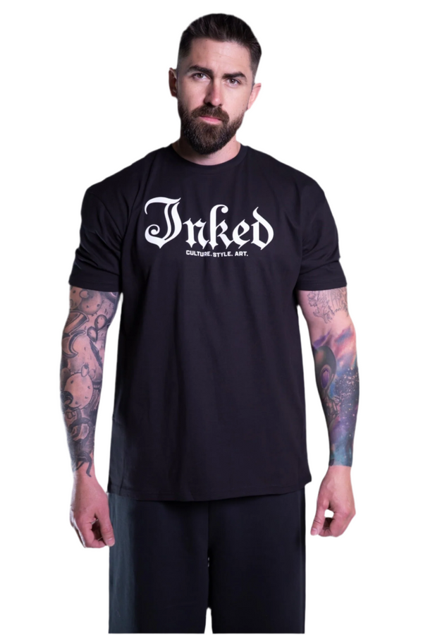 Men's Inked Mag Logo Tee by Inked | Cotton Crew Neck T-Shirts - Inked Shop