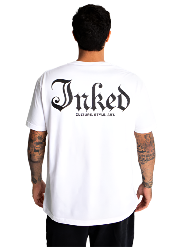 Men's Inked Mag Logo V-Neck Tee by Inked | Cotton Crew Neck T-Shirts ...