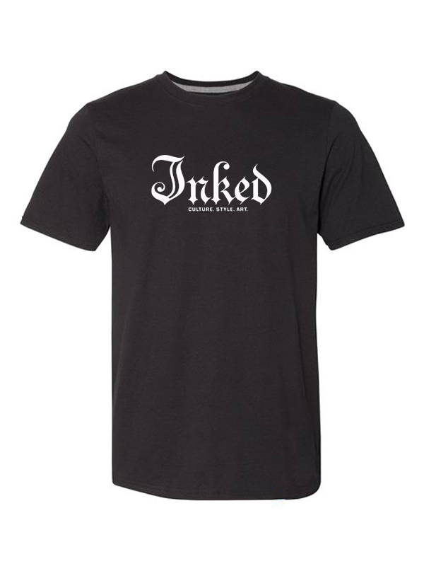 Men's Raised Inked Mag Logo Teee by Inked | Cotton Crew Neck T-Shirts ...