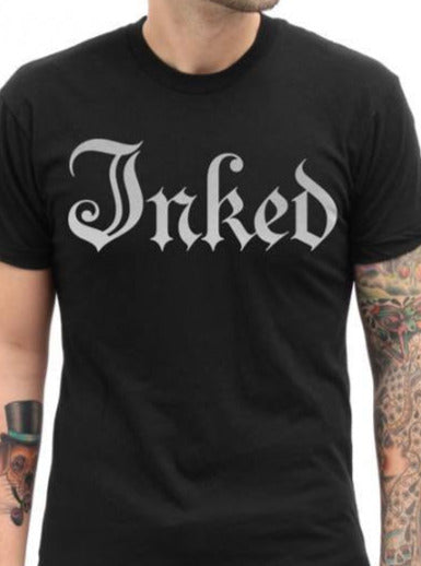 Men's "Logo" Tee by Inked | Cotton Crew Neck T-Shirts - Inked Shop