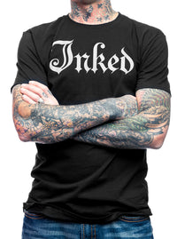 Men's "Logo" Tee by Inked | Cotton Crew Neck T-Shirts - Inked Shop